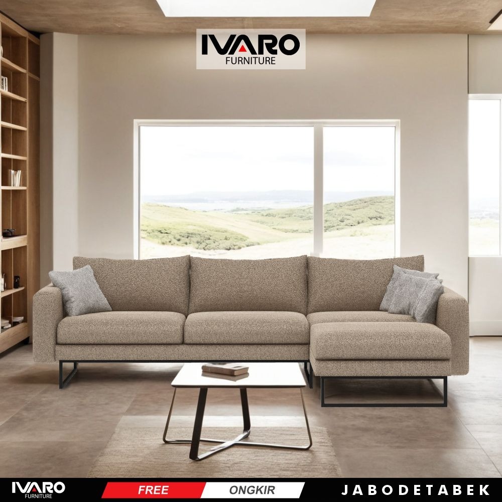 Jual Sofa L /Sofa Sudut/Sofa L Minimalis/Kursi L /Sofa Tamu GRACE IVARO ...