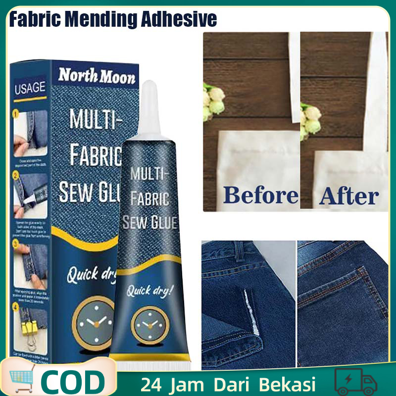 Jual Lem Kain Tanpa Jahit Lem Baju Fabric Glue Lem Untuk Kain Lem Kain ...