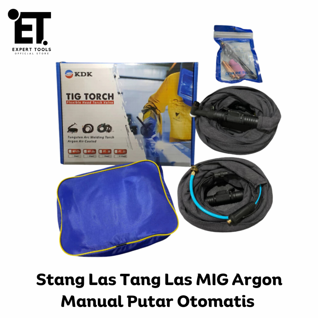 Jual KDK Tang Las Argon Manual Putar Otomatis MIG Stang Las Argon Tig ...