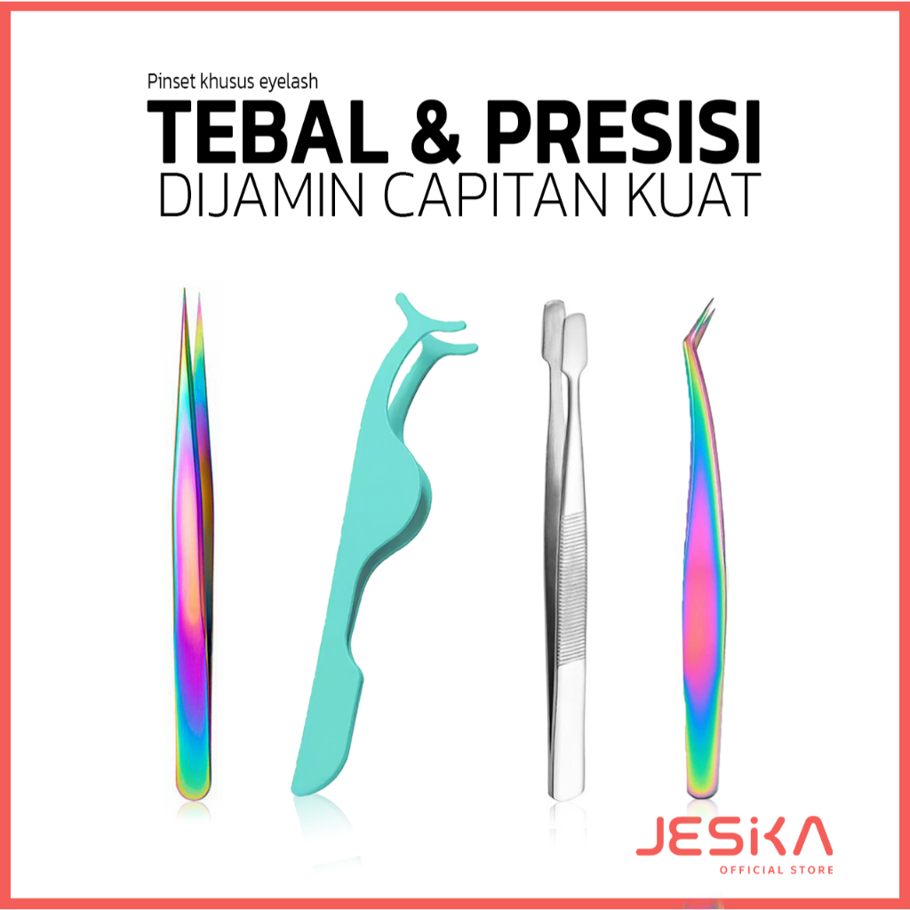 Jual Pinset buat pasang eyelash extension fake nails bulu mata palsu ...