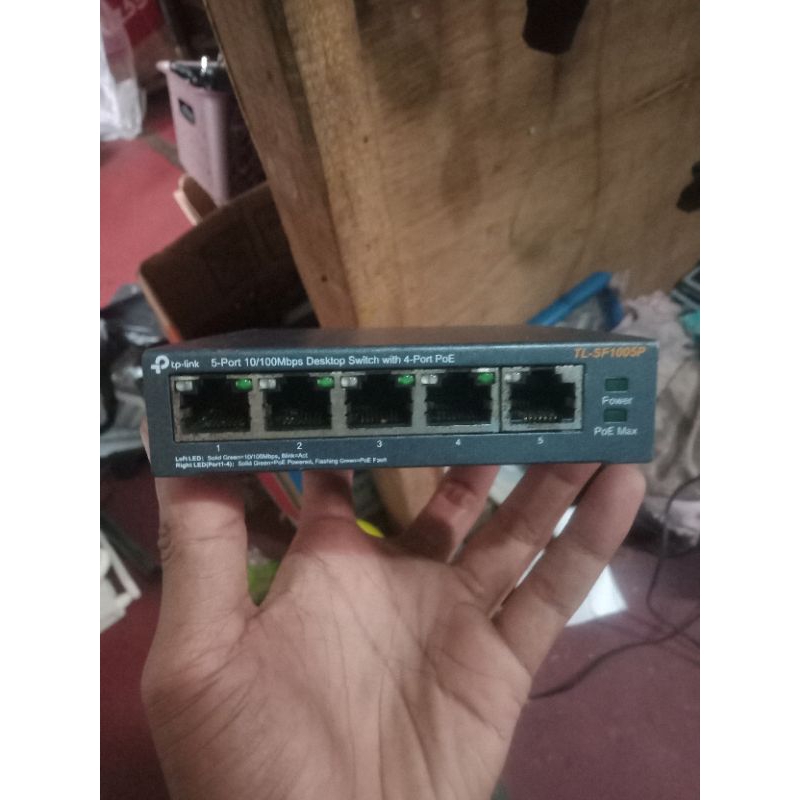 Jual Switch poe 10/100 Tp-Link 5pot besi | Shopee Indonesia