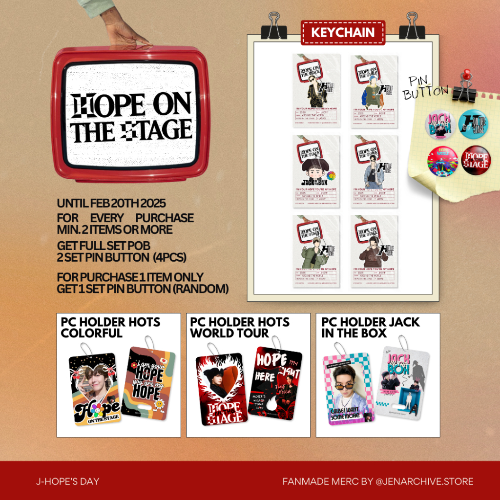 Jual Hope On The Stage | JHope's Birthday and Concert Kit | Shopee ...