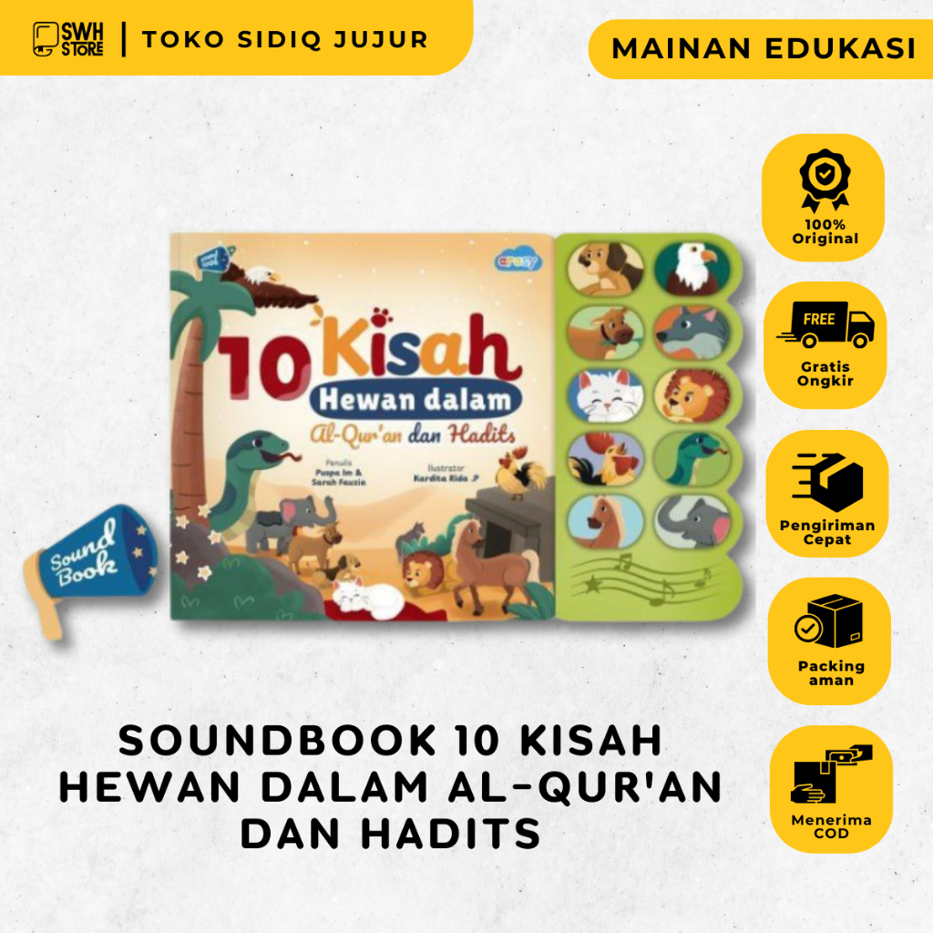 Jual Soundbook Hewan Bersuara Cerita Hewan dalam Alquran dan Hadist ...