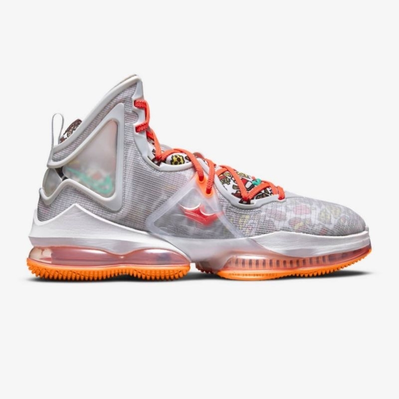 Jual Sepatu Basket Nike Lebron XIX Fast Food Mens Basketball Shoes Grey ...