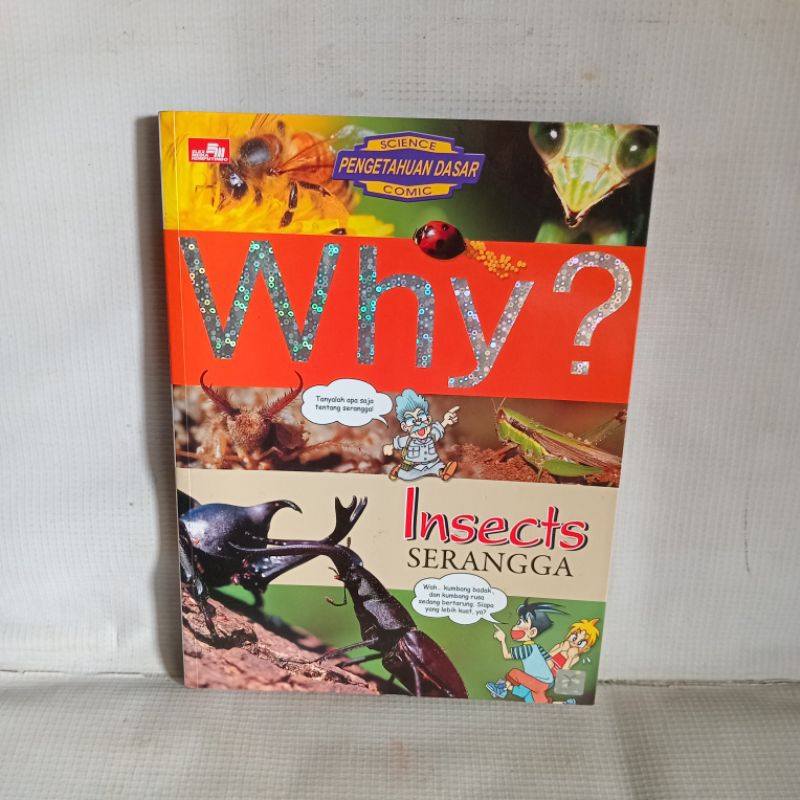 Jual SCIENCE PENGETAHUAN DASAR COMIC Why ? Insecf SERANGGA | Shopee Indonesia