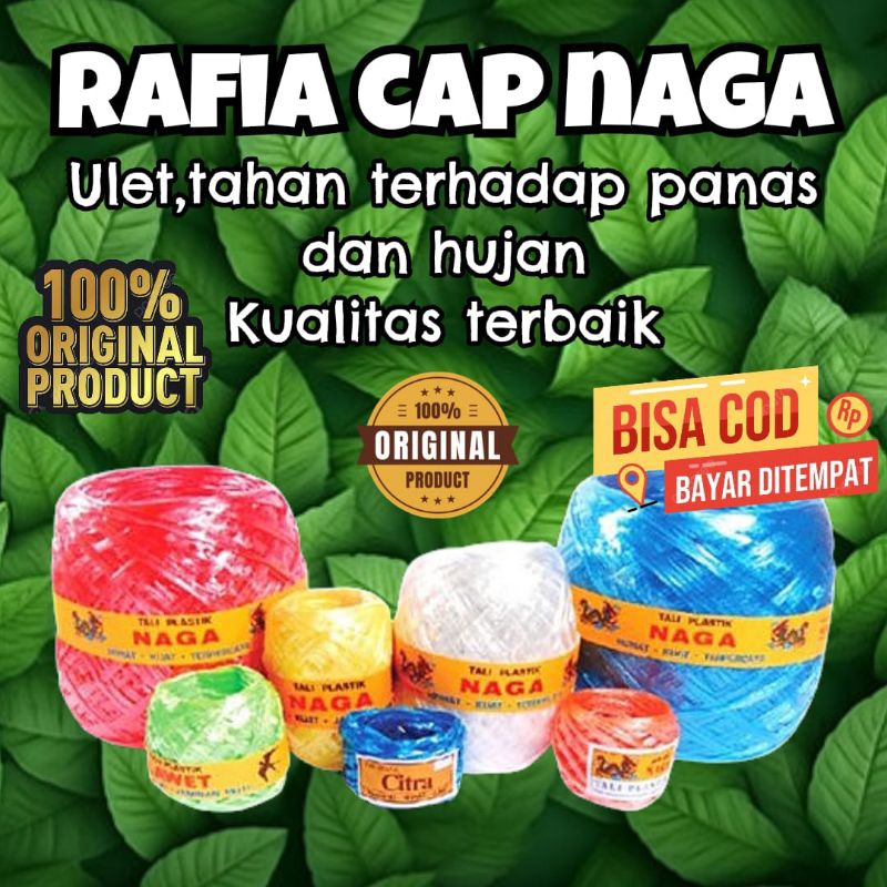 Jual Tali Rafia cap naga 1 kg kokoh , kuatdan ulet sangat rekomen dasi ...