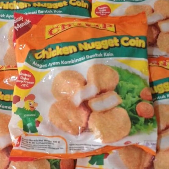 Jual Champ Chicken Nugget Coin 450 gr (naget coin) | Shopee Indonesia