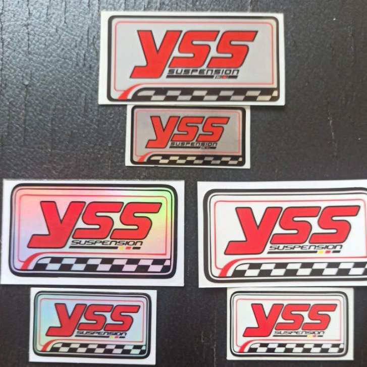 Jual Sticker Shock YSS 1 set isi 2 besar kecil | Shopee Indonesia