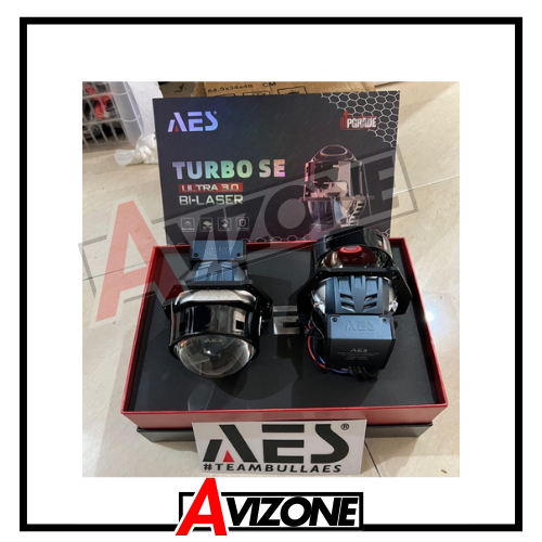 Jual Bi-laser Biled Projector AES Turbo SE Ultra Cooler 3 Inch TIR ...