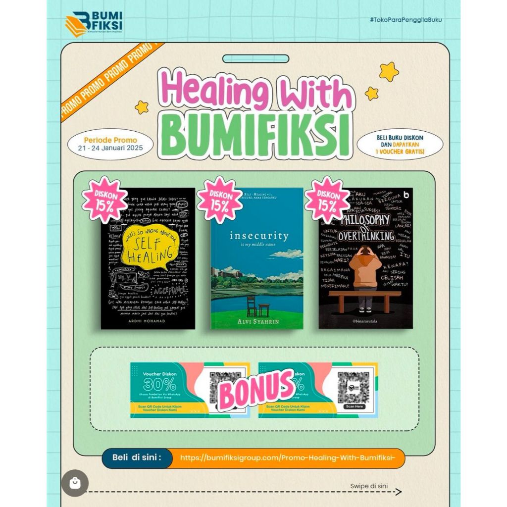 Jual [Promo Healing + Voucher] Buku Motivasi Slow Living - Sabrina Ara ...