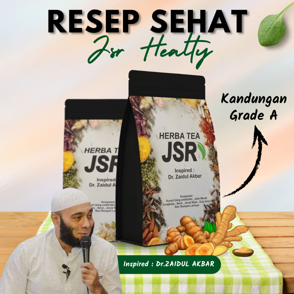 Jual Teh Rimpang Rempah JSR Zaidul Akbar Official Herbal Premium Tea ...