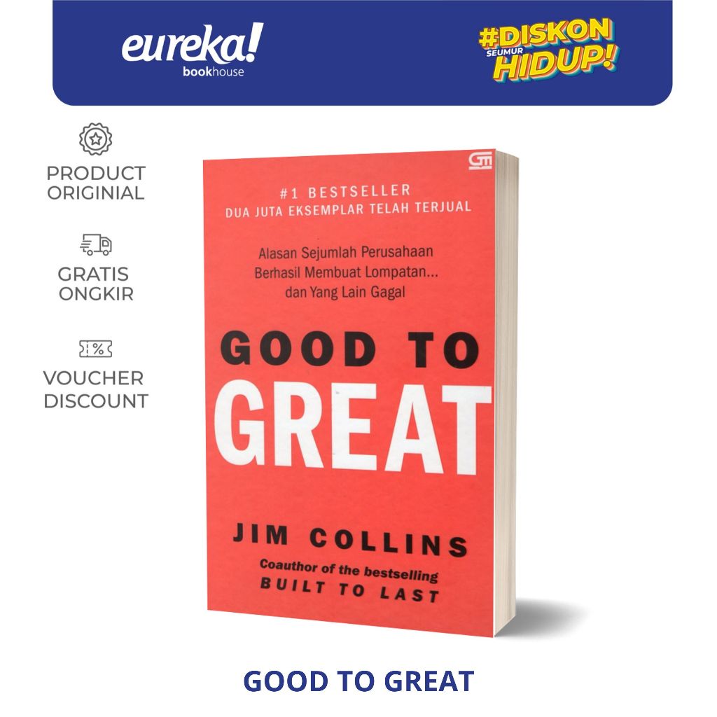 Jual BUKU GOOD TO GREAT (HARD COVER) | Shopee Indonesia