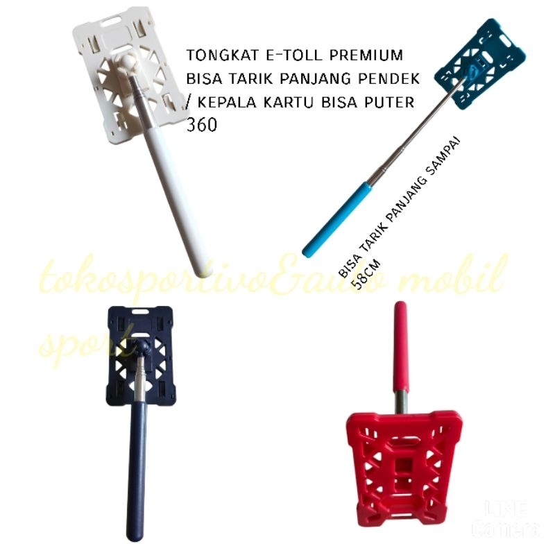 Jual TONGKAT KARTU E-TOLL CARD TOLL PREMIUM 360° BISA TARIK PANJANG ...