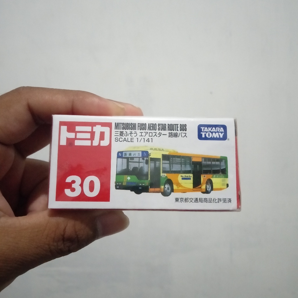 Jual Tomica No 30 Mitsubishi Fuso Aero Star Route Bus Takara Tomy reguler Diecast mobil | Shopee ...