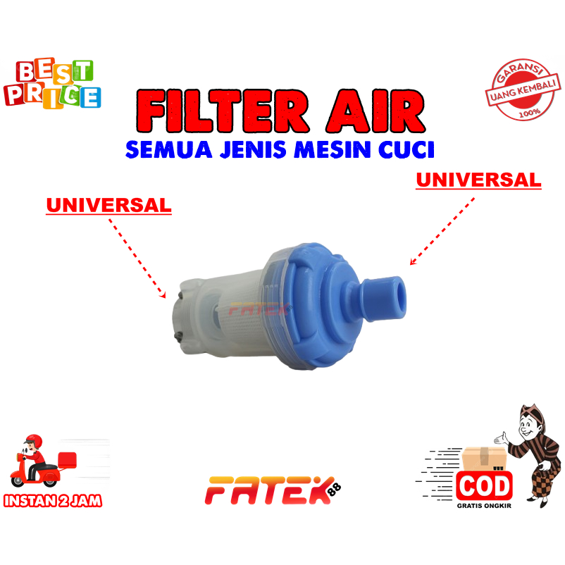 Jual FILTER KRAN AIR MESIN CUCI UMUM MULTI | PILTER SARINGAN ...