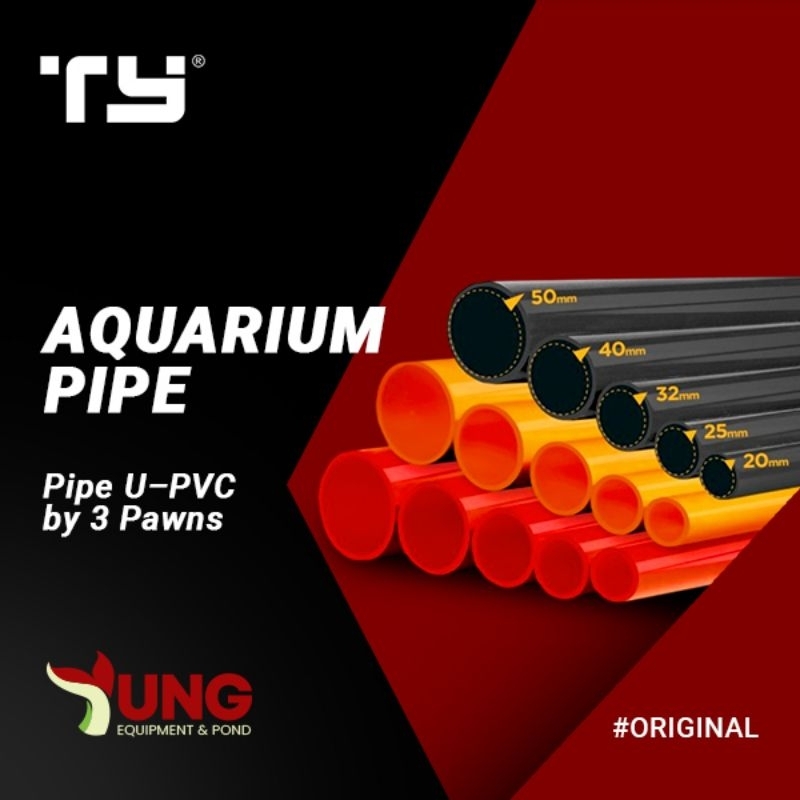 Jual TY Aquarium Pipe pipa U – PVC by 3 Pawns Pipa Aquarium | Shopee Indonesia