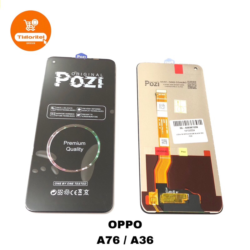 Jual LCD TOUCHSCREEN OPPO A76 CPH2375 / OPPO A36 PESM10 FULLSET | Shopee Indonesia