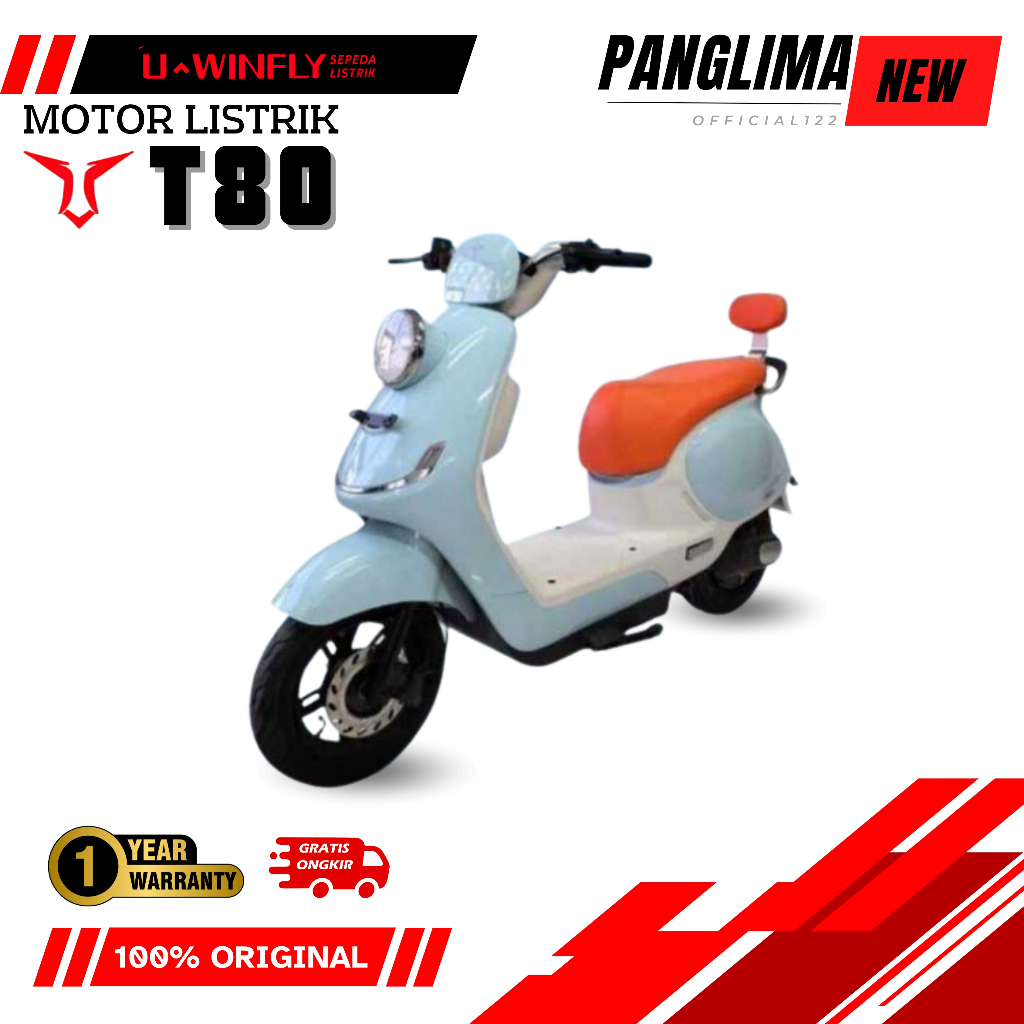 Jual Motor Listrik Uwinfly T80 1200watt bergaransi resmi | Shopee Indonesia
