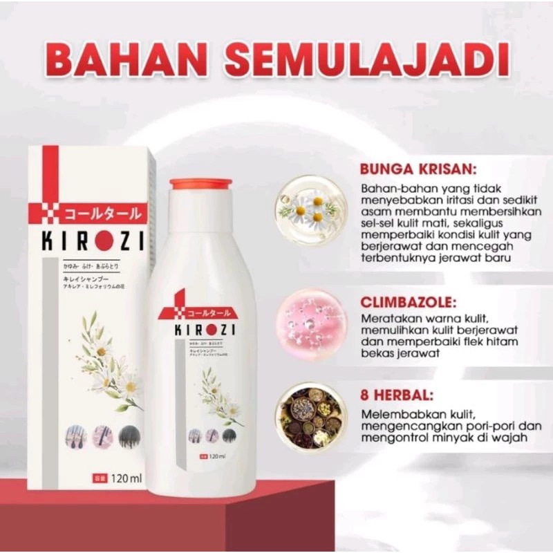 Jual KIROZI SHAMPO JEPANG ANTI Dandruff Anti KETOMBE 2% Piroctone ...