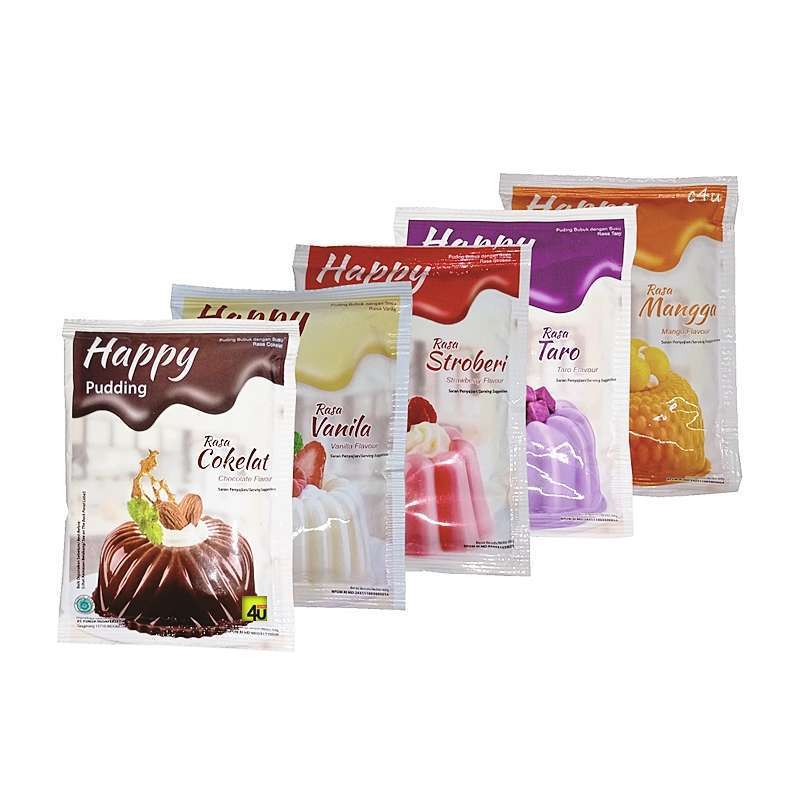 Jual Happy Pudding Coklat | Strawberry | Taro | Vanilla | Mango 30 gr ...