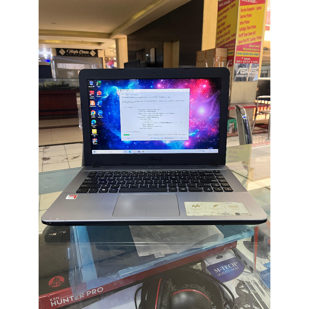 Jual ASUS VIVOBOOK X441BA - AMD A4 9125 SSD 128 GB RAM 4 GB 14 HD DVDRW ...