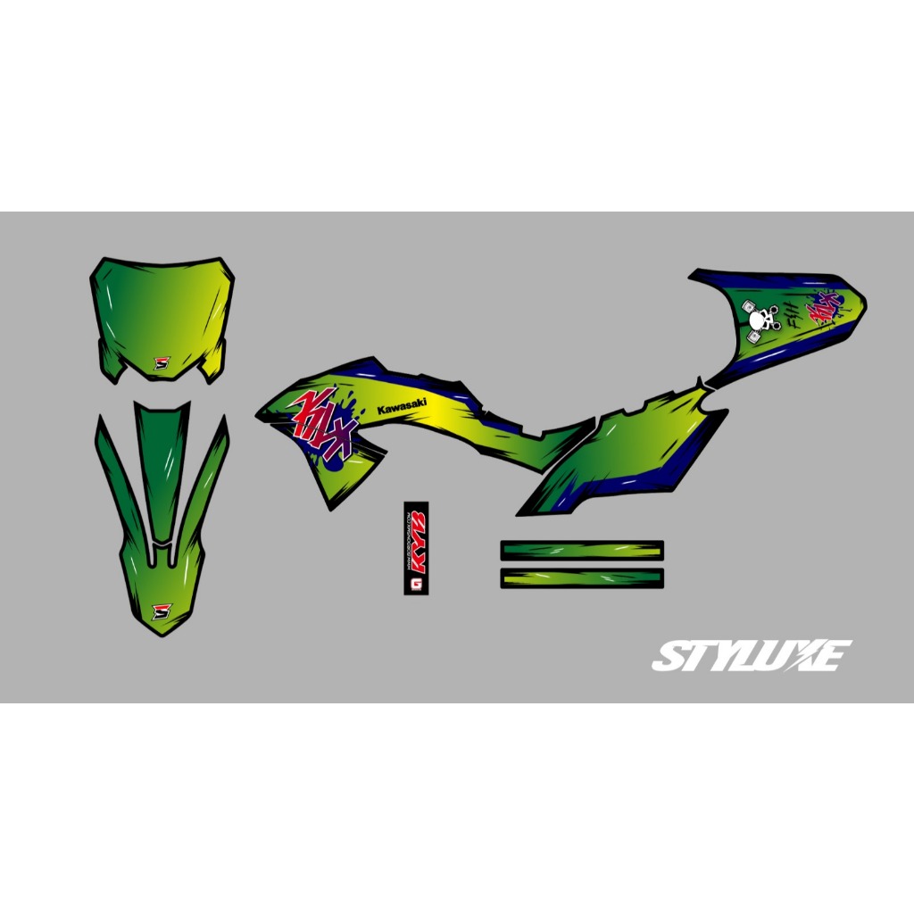 Jual Decal KLX BF 150 L Full Body Custom Design | Shopee Indonesia
