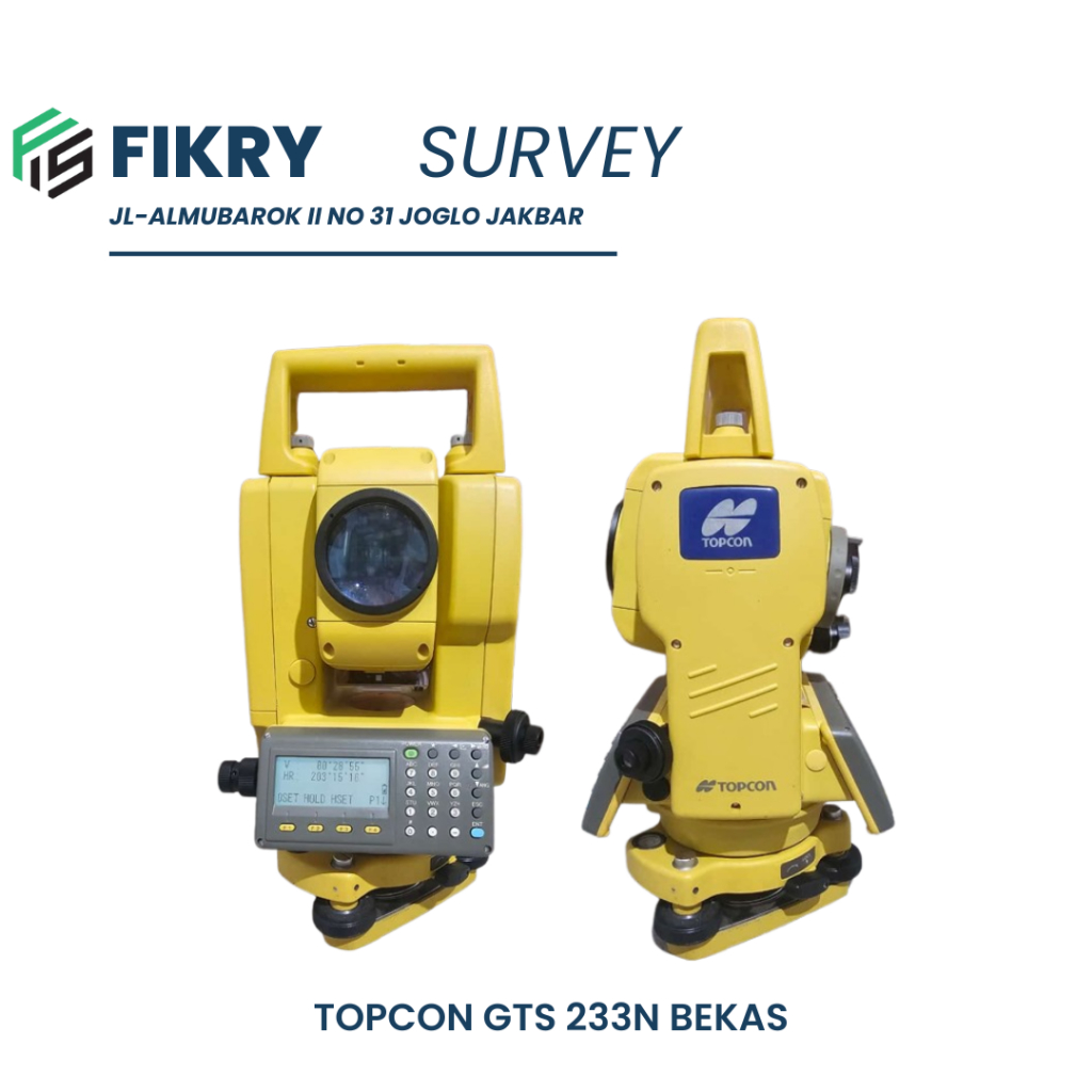 Jual JUAL TS TOPCON GTS 233N SECOND I TOPCON GTS | Shopee Indonesia