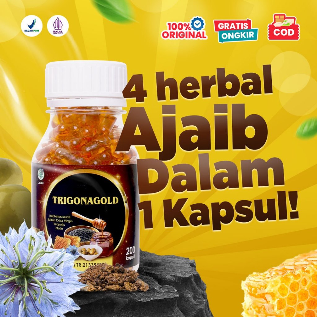 Jual TRIGONA GOLD - Habbatussauda Extra Propolis Plus Zaitun Madu Isi ...