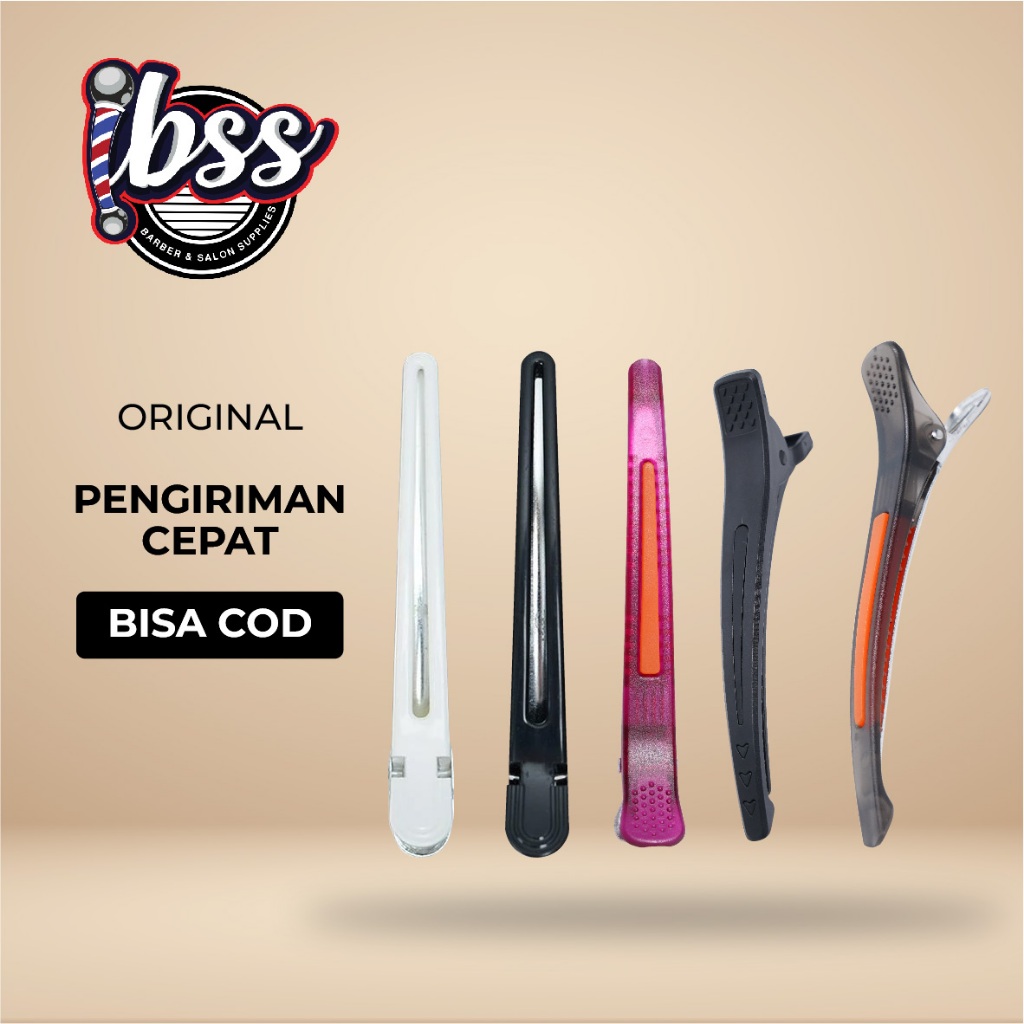Jual JEPIT RAMBUT SALON / JEPITAN BEBEK / JEPITAN BARBER HARGA PER 1PCS / JEPIT RAMBUT MURAH ...