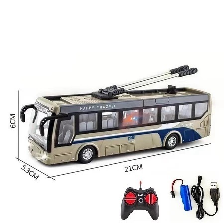 Jual Mainan Mobil RC City Bus / Remote Control Bus Kota / Bus Travel ...