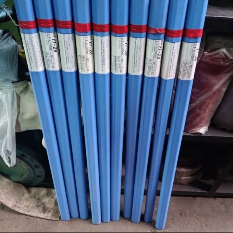 Jual kawat las argon tig rod fillers besi baja carbon er70s-6 2,4mm ...