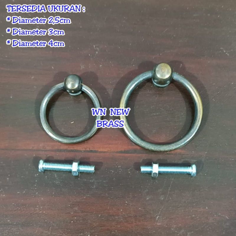 Jual Handle / Tarikan Laci Lemari Jendela Pintu Rumah Kuningan Cabinet ...