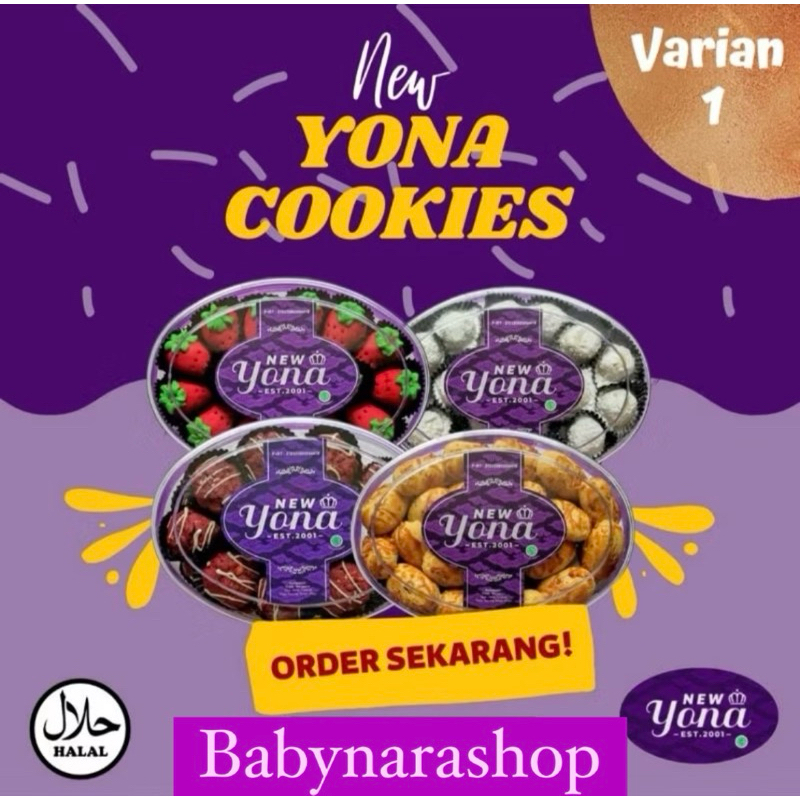 Jual Kue New Yona Cookies, Kue Kering Kekinian Banyak Varian Rasa , Kue ...