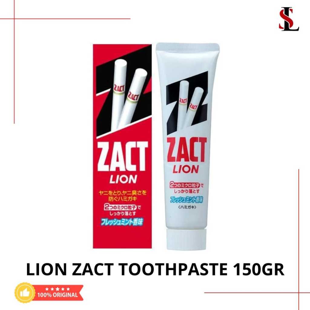 Jual Lion Zact Toothpaste Pasta Gigi for Smoker Perokok 150g original | Shopee Indonesia