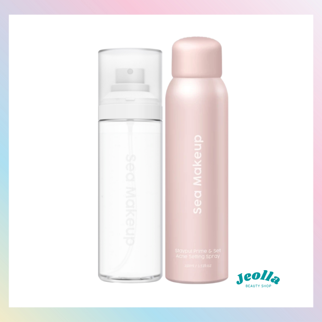 Jual SEA MAKEUP Lock It Matte Acne Setting Spray 100ml & Stayput Prime ...
