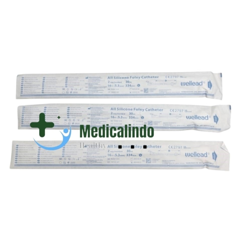 Jual Silikone Kateter Foli Wellead / Silicone Foley Catheter Wellead ...