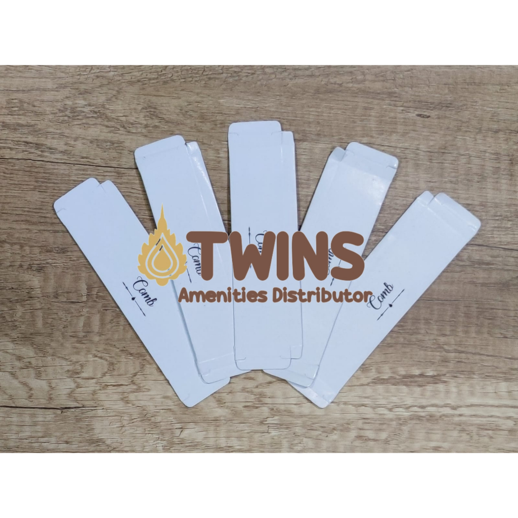 Jual BOX COMB HOTEL WARNA PUTIH POLOS UKURAN 13CM X 3,5CM X 1CM ...