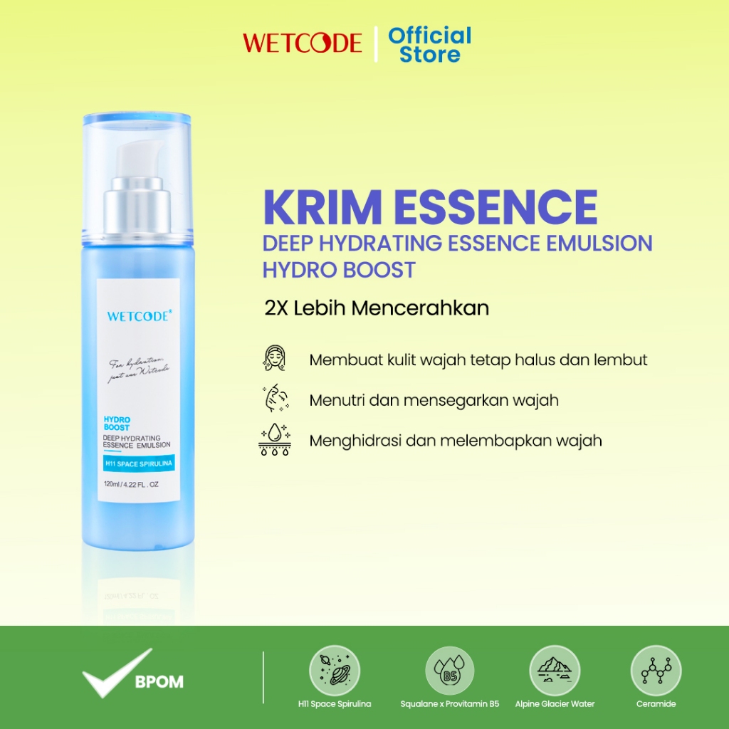 Jual Essence Cream wajah Mencerahkan & Repair Skin Barrier / Cream Wajah Hydro Boost 120ml ...