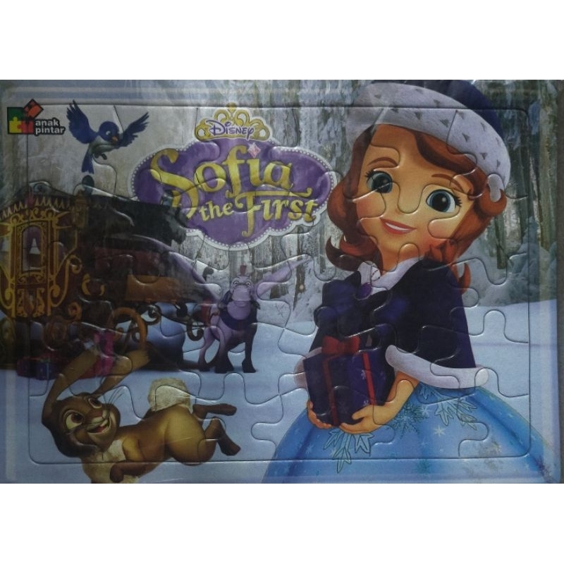 Jual puzzle Anak Pintar princess sofia picture gambar karakter ela ...