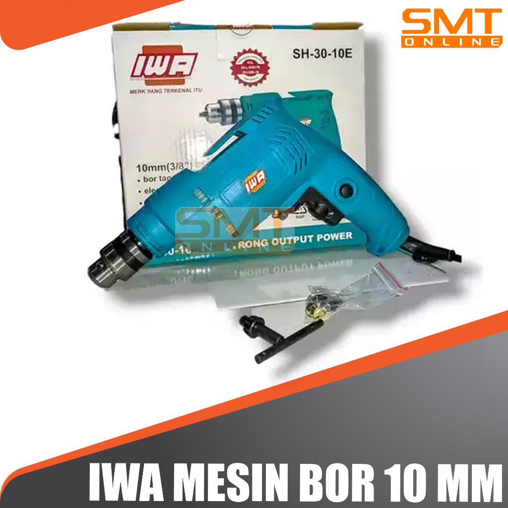 Jual IWA Mesin Bor 10mm Bolak Balik SH30-10E10 mm Free Areng Carbon ...