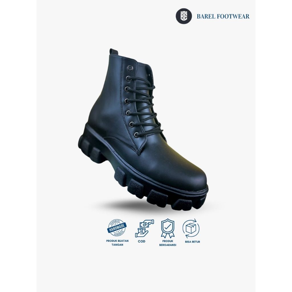 Jual Barel ryu - sepatu boot docmart wanita sepatu dokmar loafers boot ...