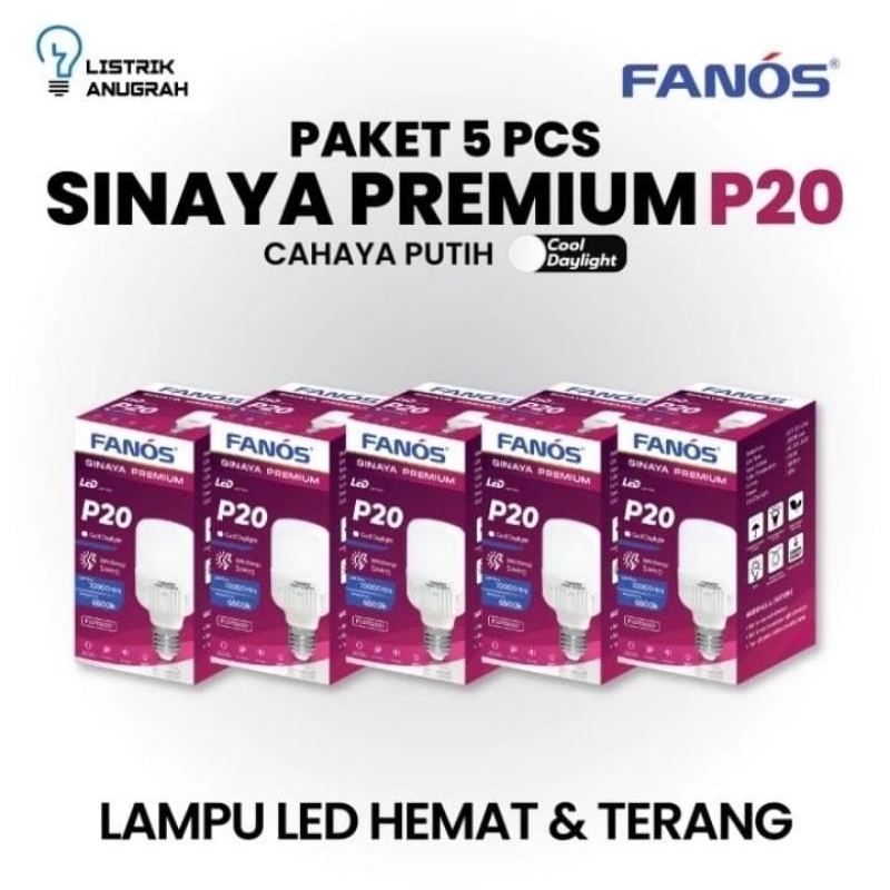Jual Fanos Sinaya Premium Lampu LED P20 | Shopee Indonesia