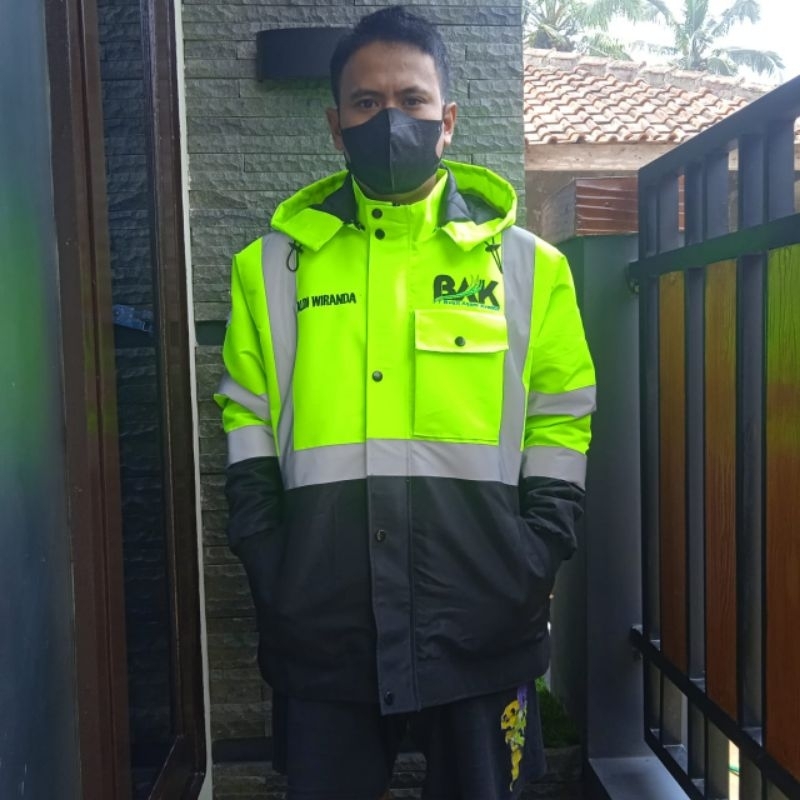 Jual jaket safety jaket amman jaket proyek jaket k3 | Shopee Indonesia