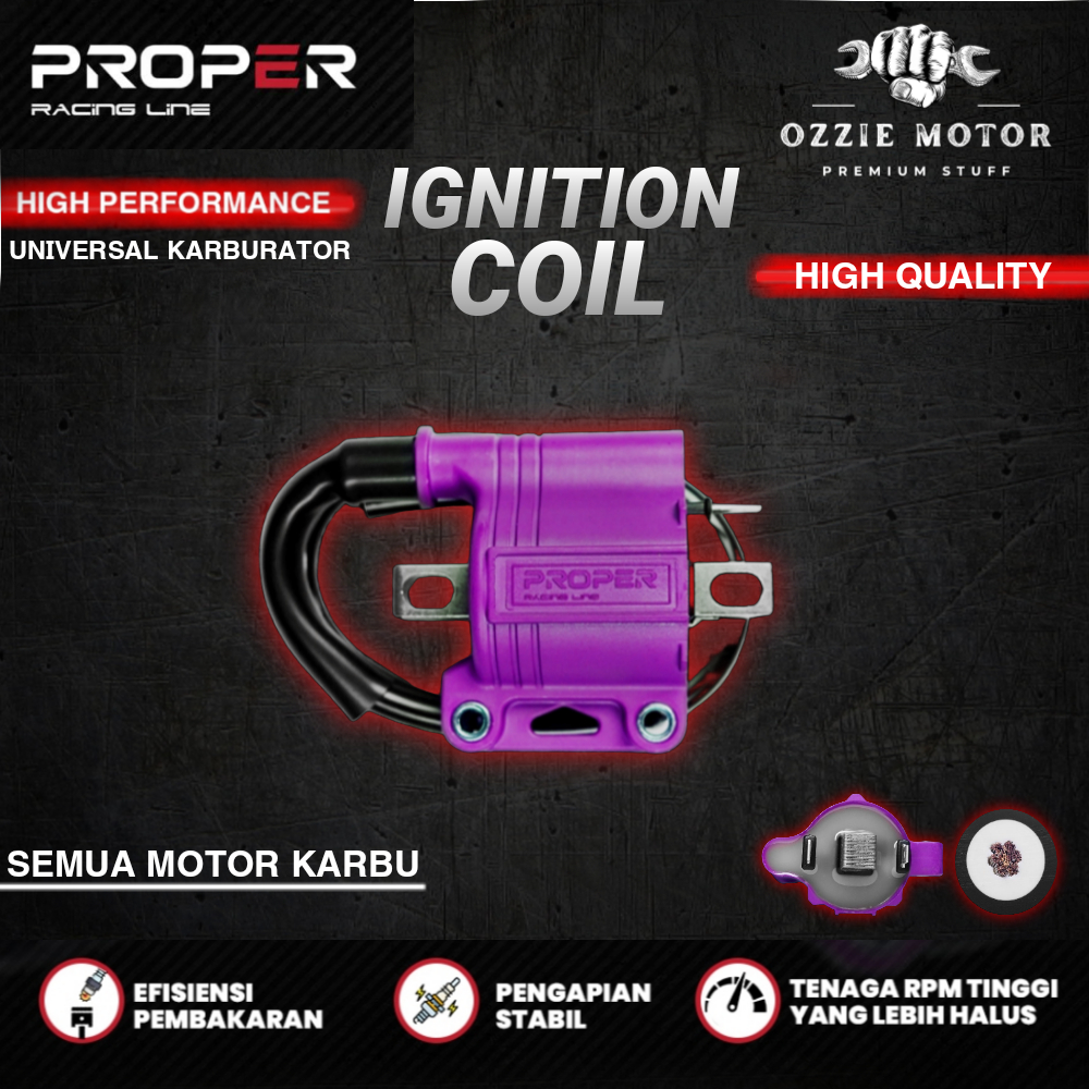 Jual PROPER RACING LINE IGNITION COIL RACING INJECTION & CARBURATORE ...