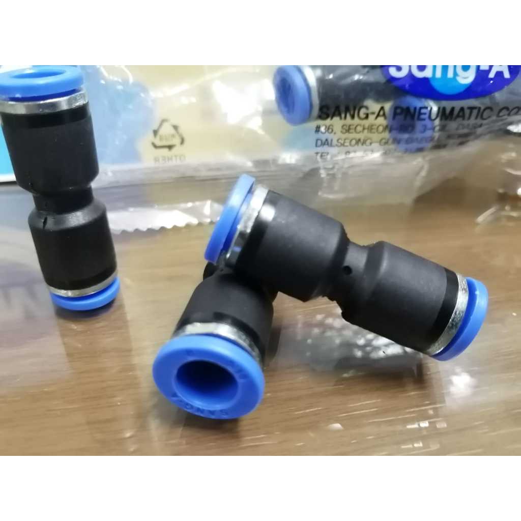 Jual GPUC 08 SANG-A Union Straight/Sambungan lurus One-touch fitting for ∅8 Fitting Angin ...