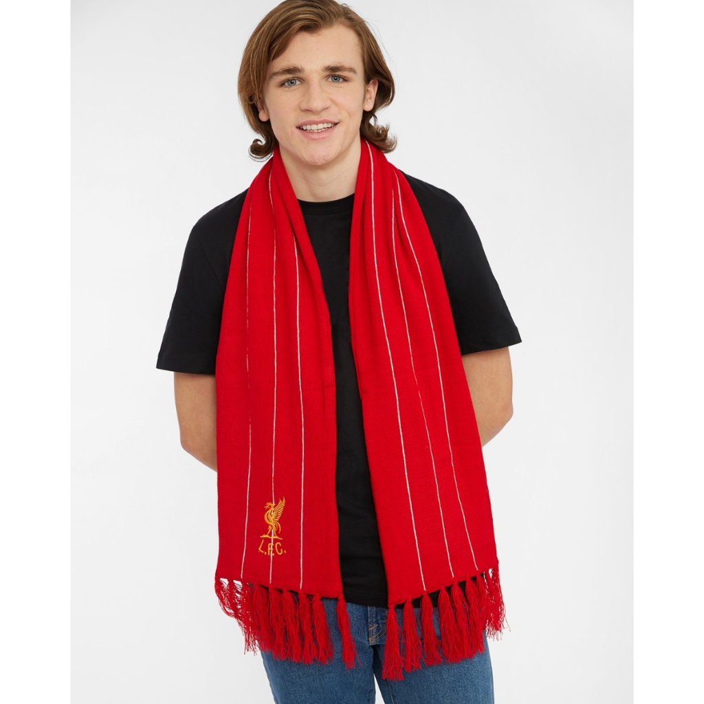Jual Liverpool FC Adults 82 Home Scarf - Official LFC Accessories Syal ...