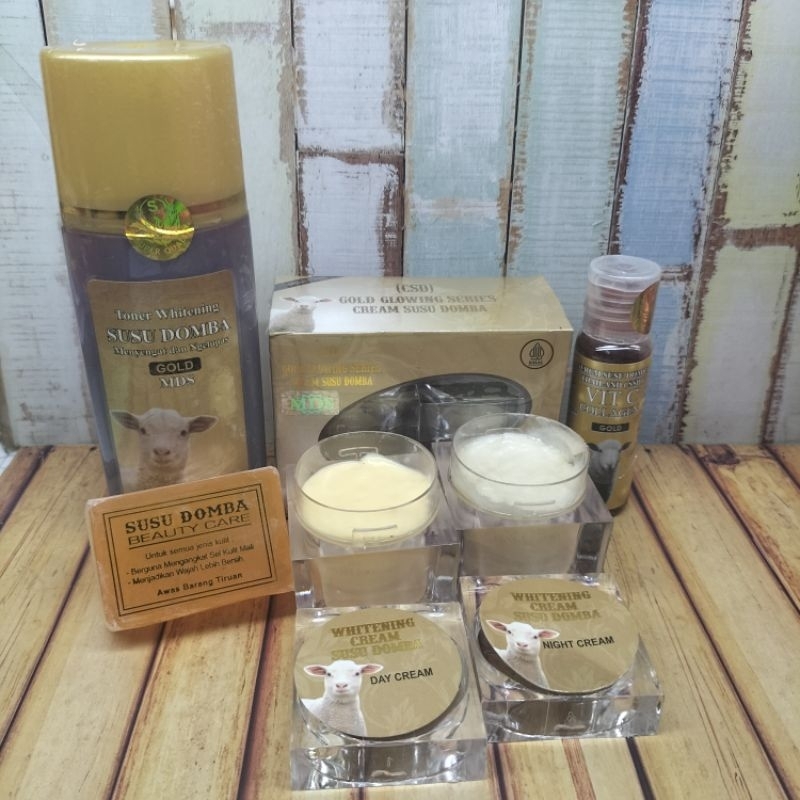 Jual PAKET CREAM SUSU DOMBA 30 GR CSD MDS GOLD 5IN1 [Cream S/M Sabun ...