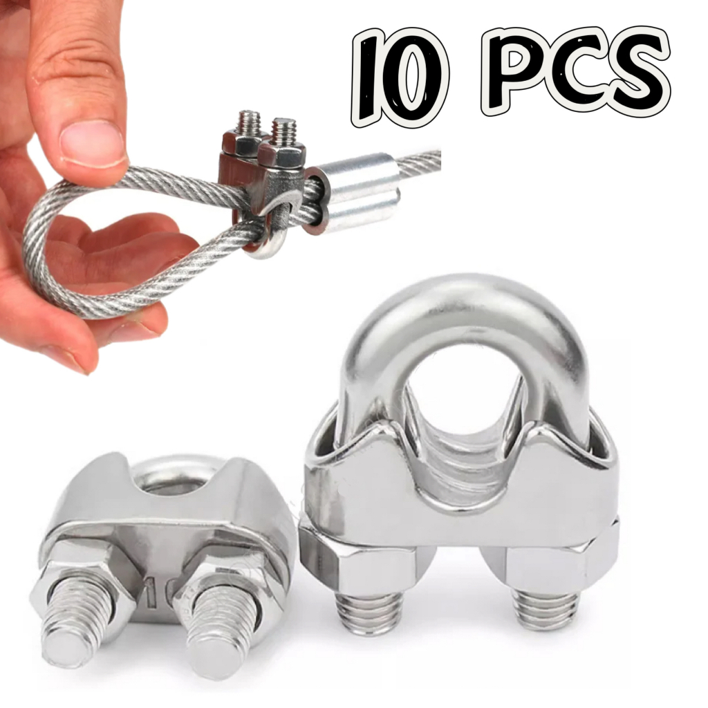 Jual 10pcs Klem Kawat Sling Klem Seling 2-3mm Pengait Kawat Seling ...
