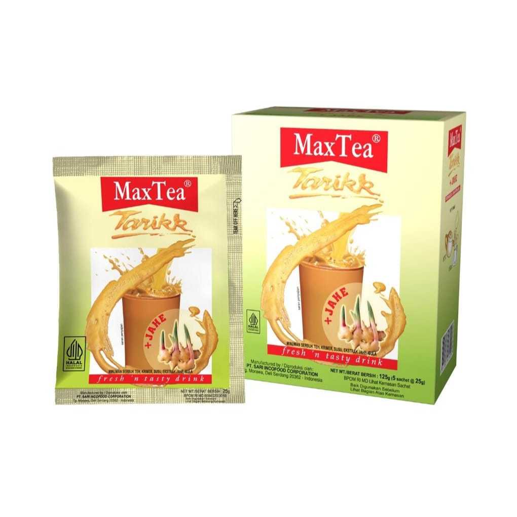 Jual MaxTea Tarikk Jahe (10 Sachet) | Shopee Indonesia