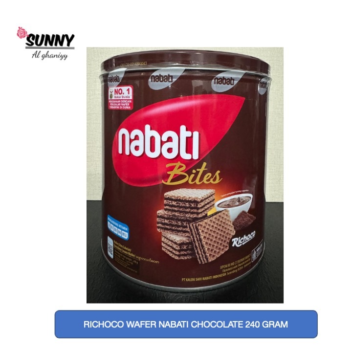 Jual Richoco Wafer Nabati Chocolate 240 Gram | Shopee Indonesia